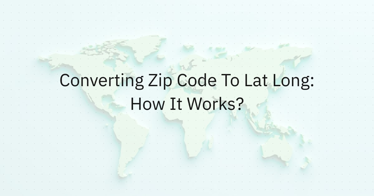 Zip Code To Lat Long Convert Zip Codes To Latitude And Longitude